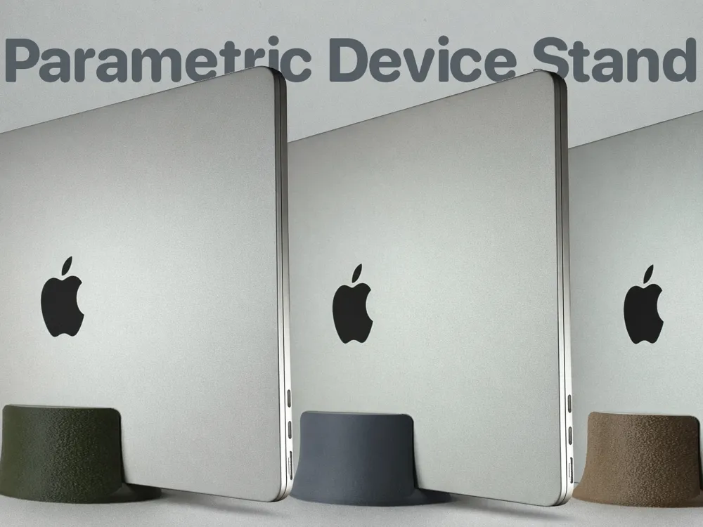 Parametric Device Stand - Customize Your Fit - Free 3D Print Model ...