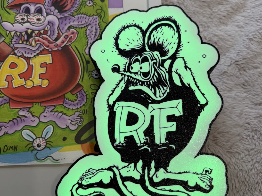 Rat Fink Light Box - Free 3D Print Model - MakerWorld