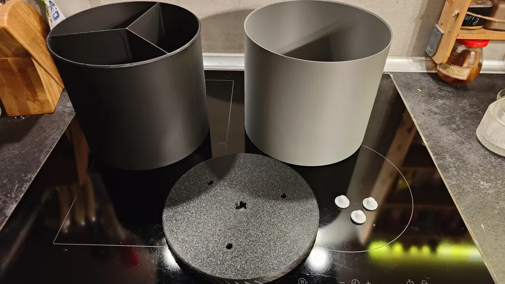 Rotating container for kitchen accessories - Free 3D Print Model ...