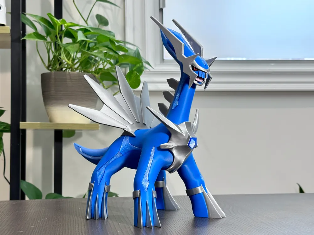 Dialga (Pokemon) Fully Disassembled 29cm tall - Free 3D Print Model ...