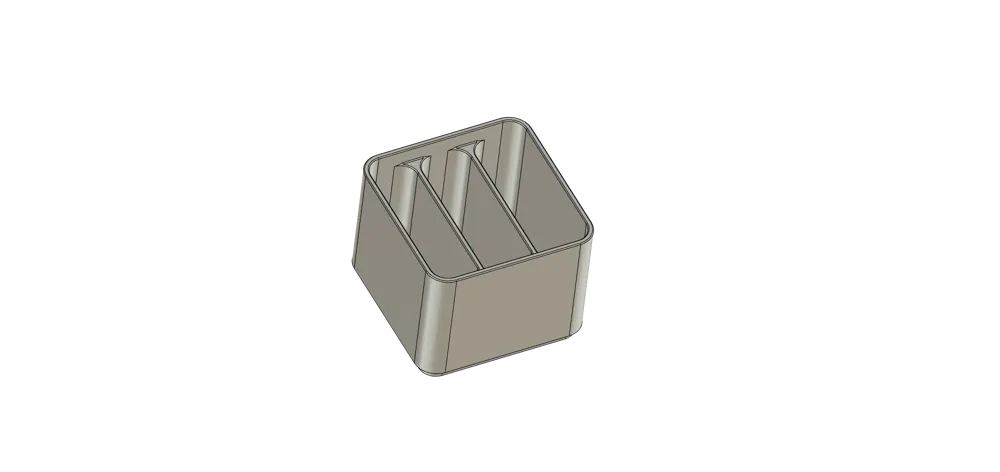 Parametric Stacking Organizer 3 Divider Bin / Tray by NotGrounded ...