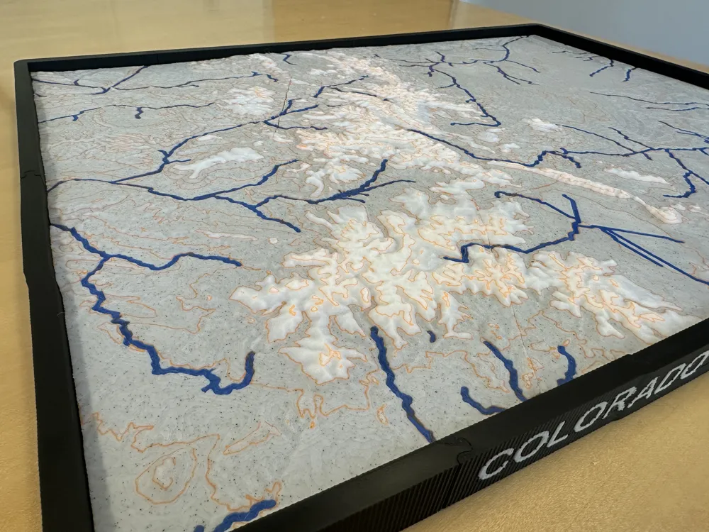 Colorado Map with interlocking pieces and 4 colors Remixed by Anson Liu ...