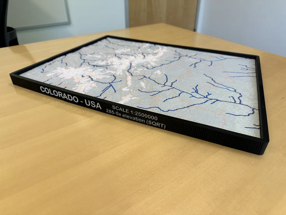 Colorado Map with interlocking pieces and 4 colors Remixed by Anson Liu MakerWorld: Download ...