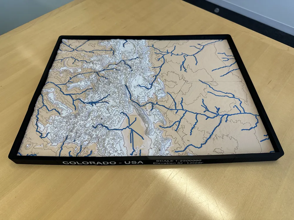 Colorado Map with interlocking pieces and 4 colors Remixed by Anson Liu ...