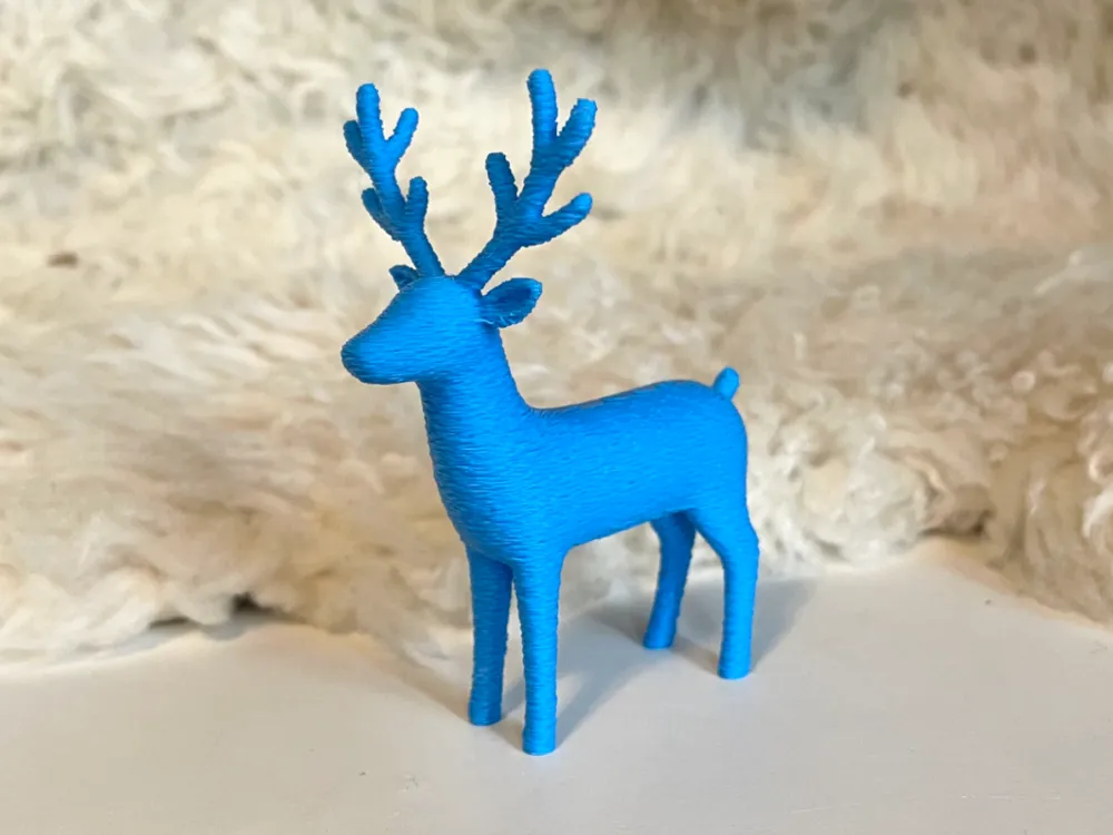 Deer - Fuzzy skin - Free 3D Print Model - MakerWorld