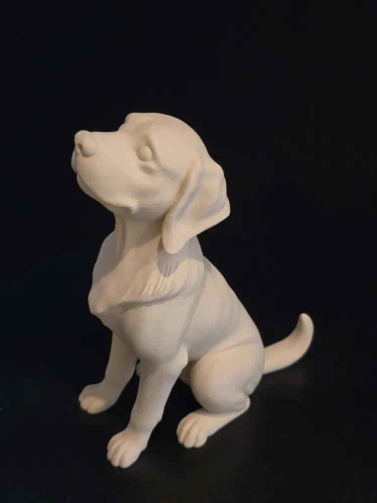 Reimagined Art: Golden Retriever Puppy by Bomaken Prints MakerWorld ...