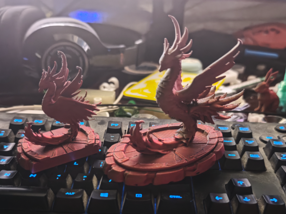 Four Symbols of the Zodiac - Vermilion Bird by 问风 MakerWorld: Download ...