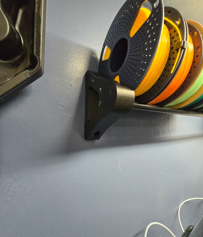 Filament Spool Holder Bracket by Made with Plastic - MakerWorld
