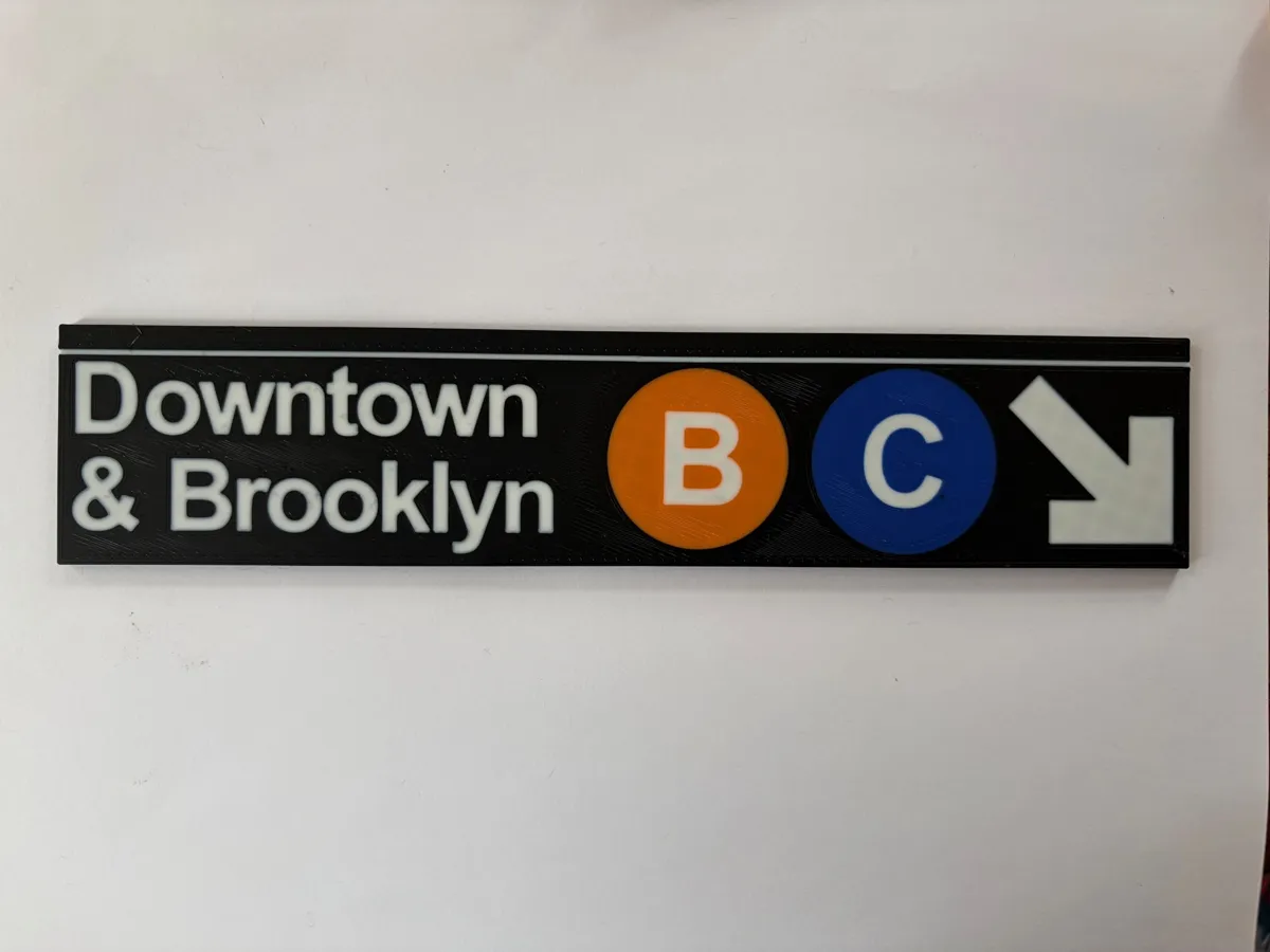 NYT Transit Sign - Free 3D Print Model - MakerWorld