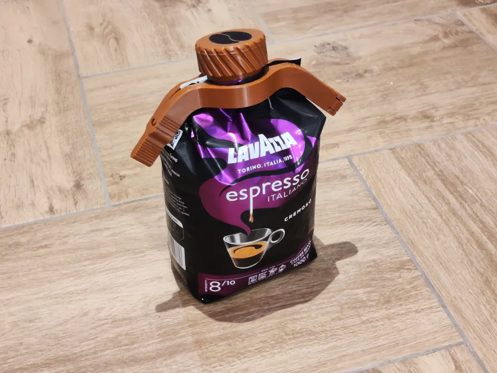 Mittiger Verschluss für „Der letzte Kaffeebohnen-Beutel-Clip ...