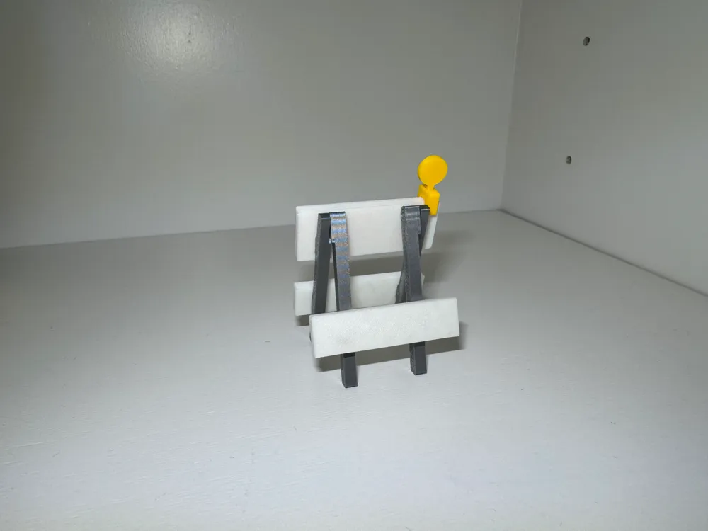 Mini A-Frame Barrier - US Road Mini Barriers by 3D Print Creative ...