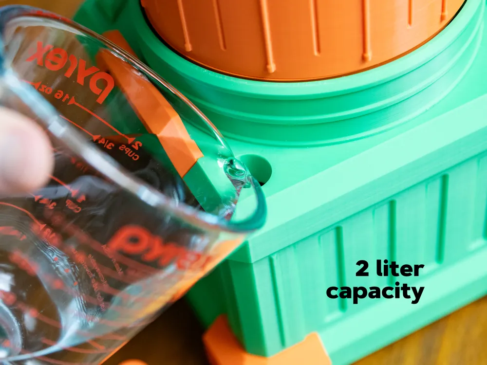 Remote Controlled Water Turret by MaKim MakerWorld: Download Free 3D Models