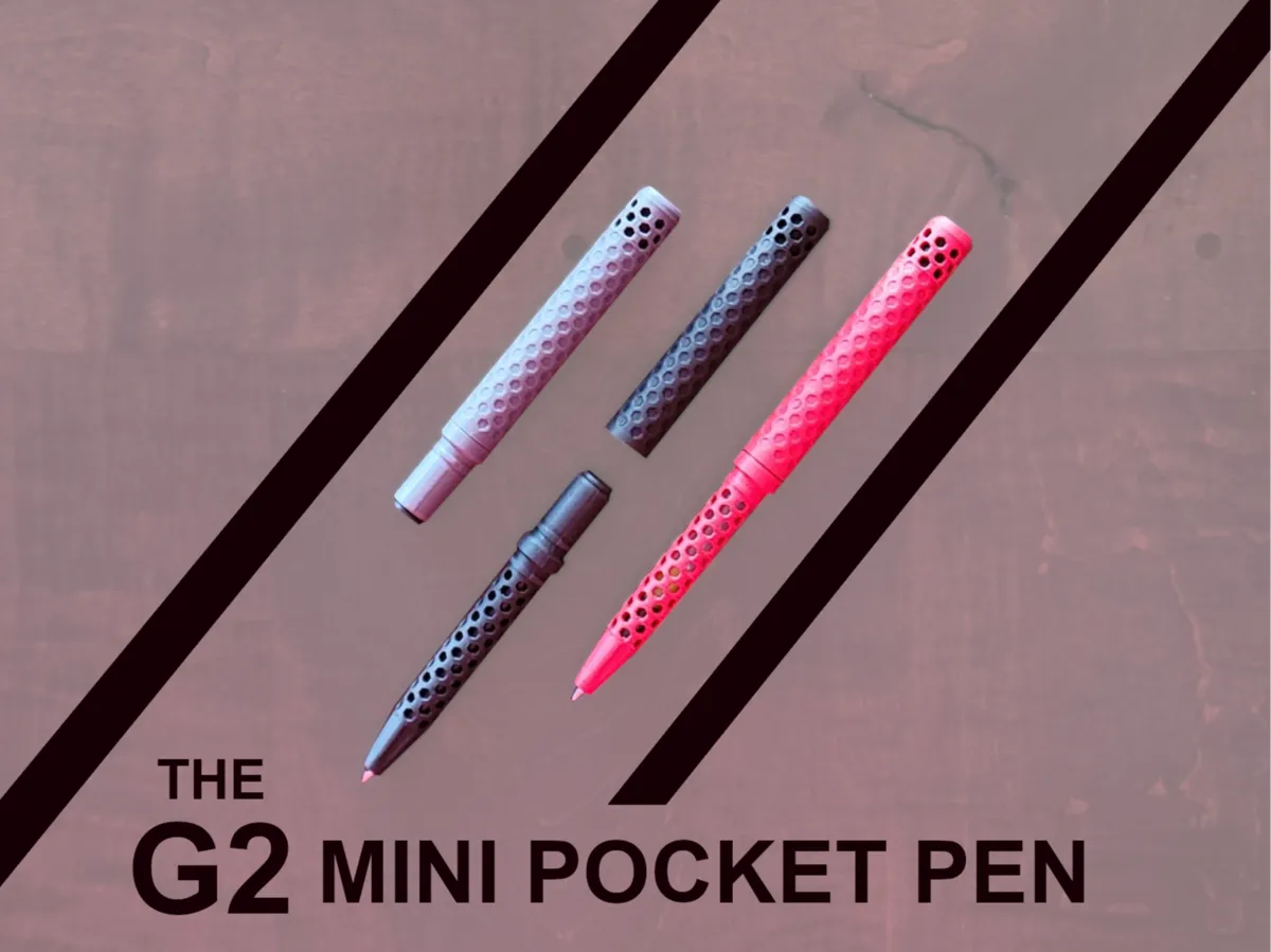 G2 Mini Pocket Pen - Free 3D Print Model - MakerWorld