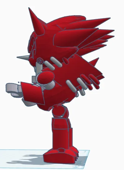 brick metal sonic kai by metal S MakerWorld: Download Free 3D Models