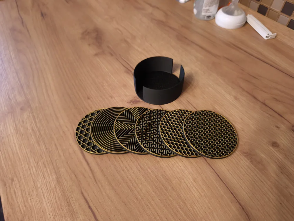 Infill Coasters with Stand by Filip's Forge MakerWorld: Download Free ...