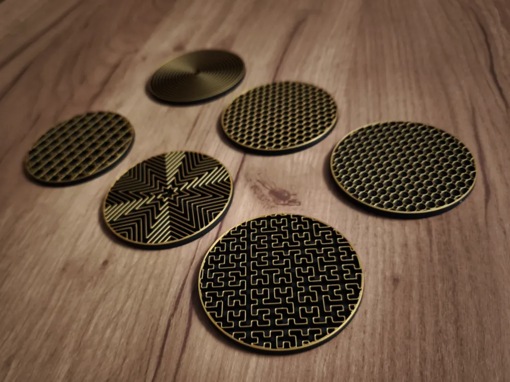 Infill Coasters with Stand by Filip's Forge MakerWorld: Download Free ...