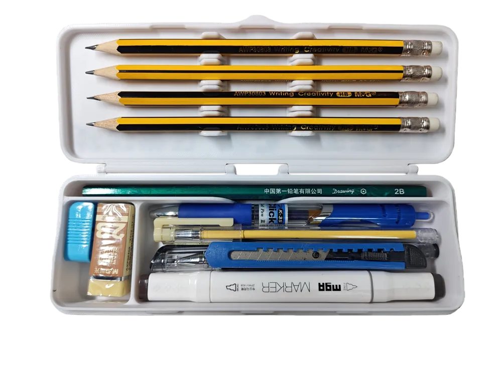 Pencil box, stationery box, general storage box - Free 3D Print Model ...