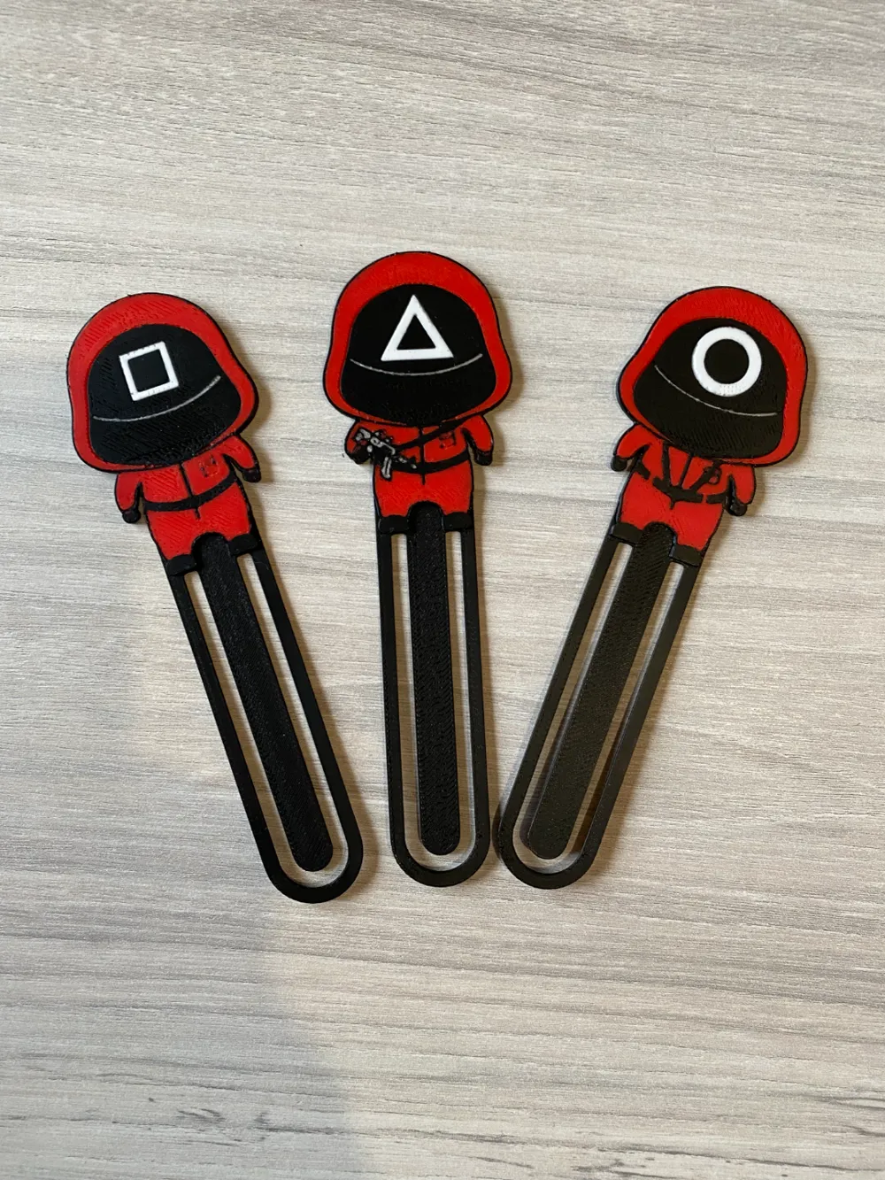 Squid Game Soldiers Bookmark by JLagunaDev - MakerWorld