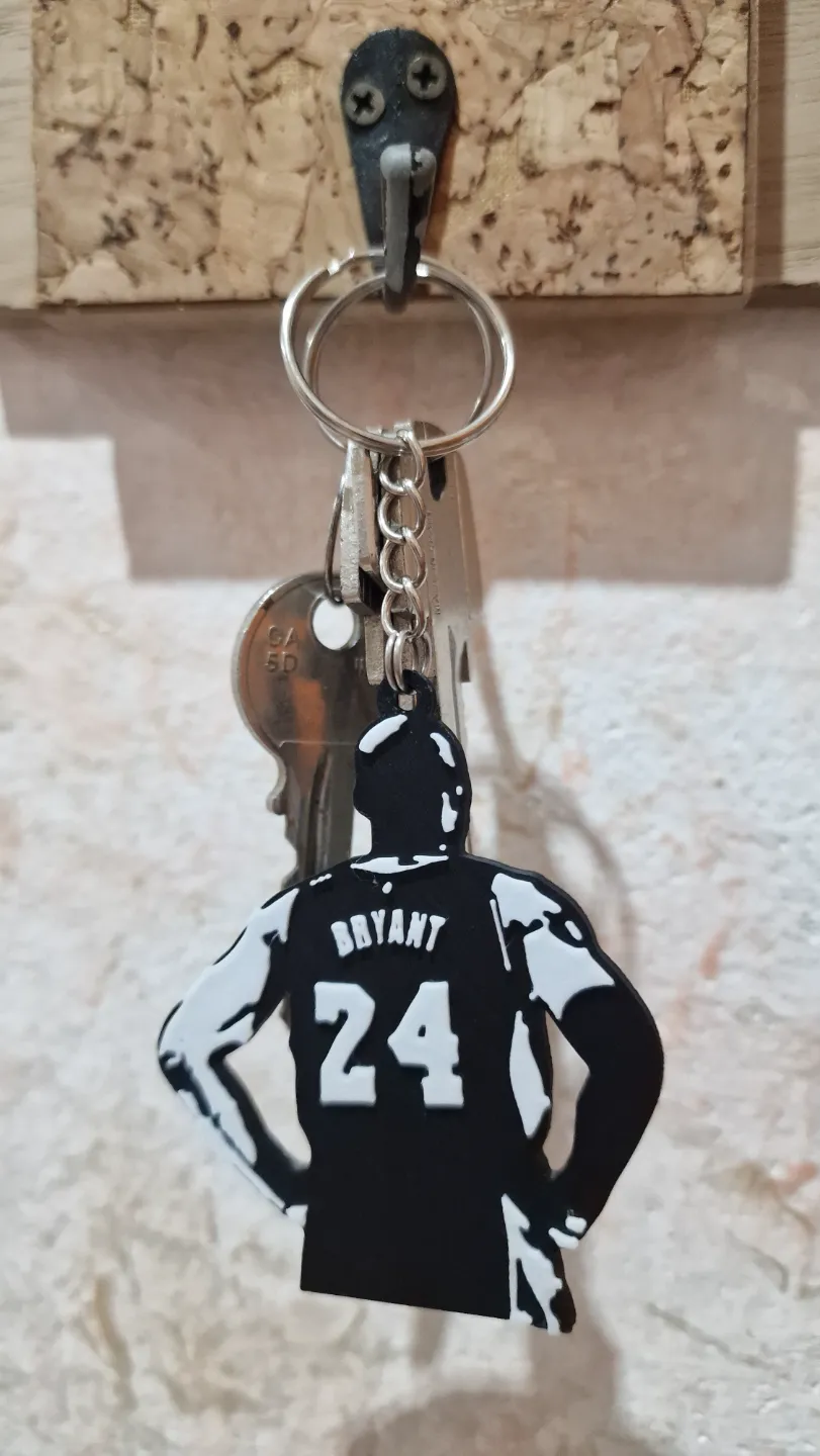 Kobe Bryant Keychain by Cruzluck3d - MakerWorld