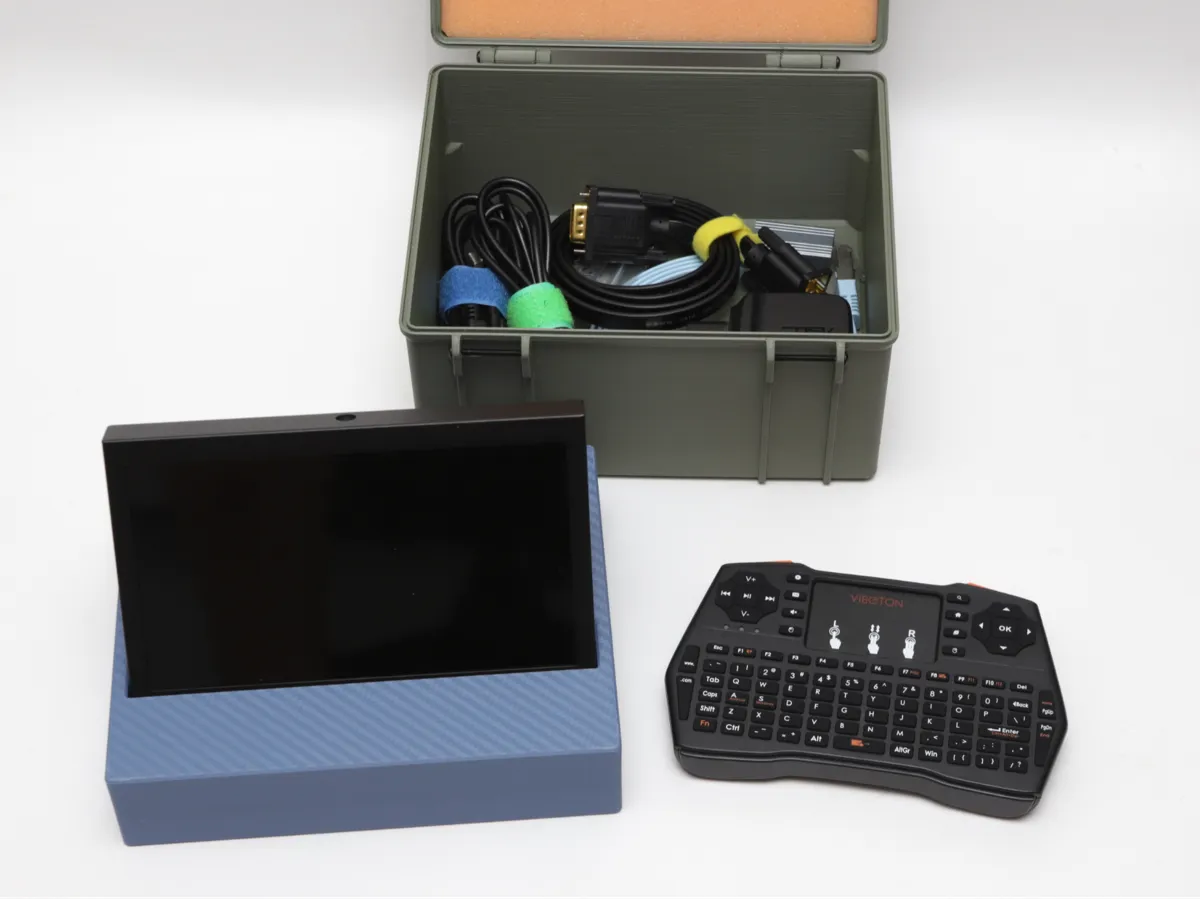 Compact "KVM Field Kit" Storage Box - Free 3D Print Model - MakerWorld