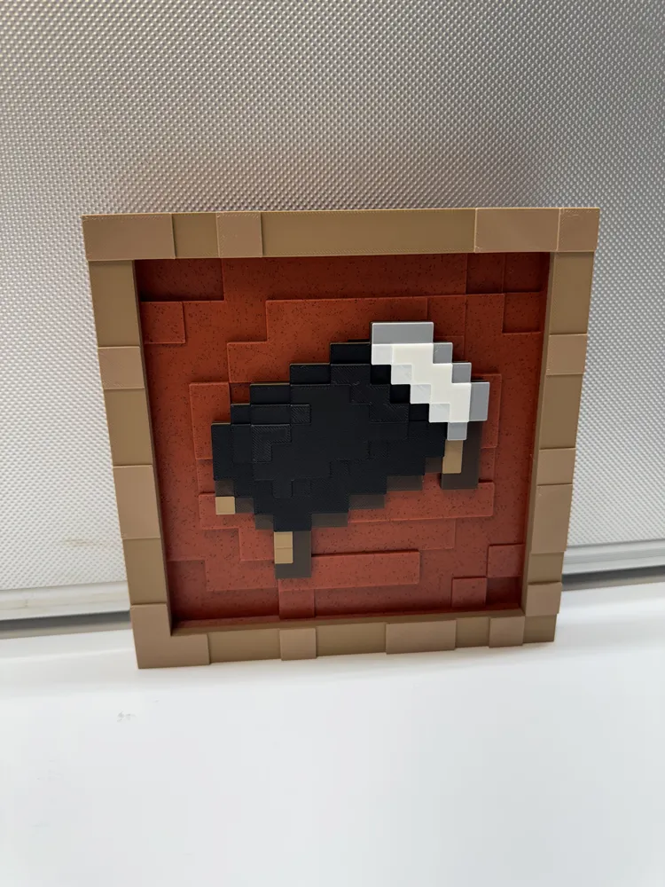 Bed - Minecraft Item Frame by jongoodfeller MakerWorld: Download Free ...