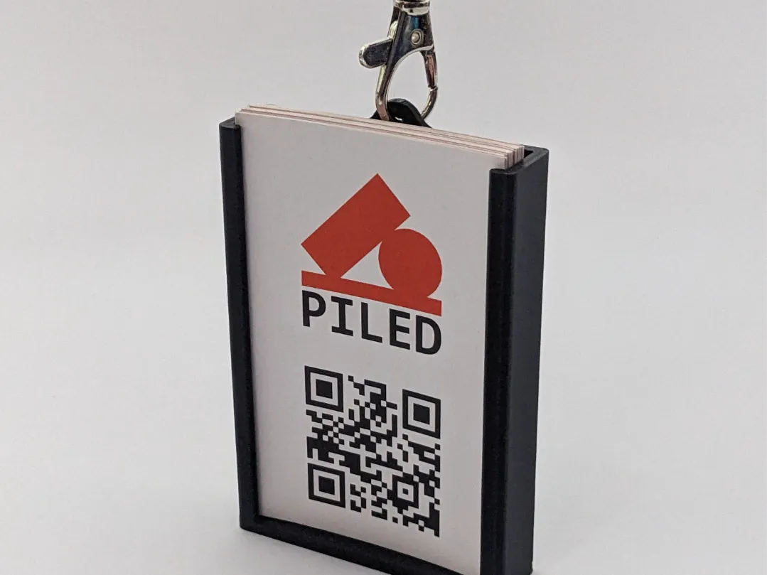 Business Card Lanyard Holder - Free 3D Print Model - MakerWorld