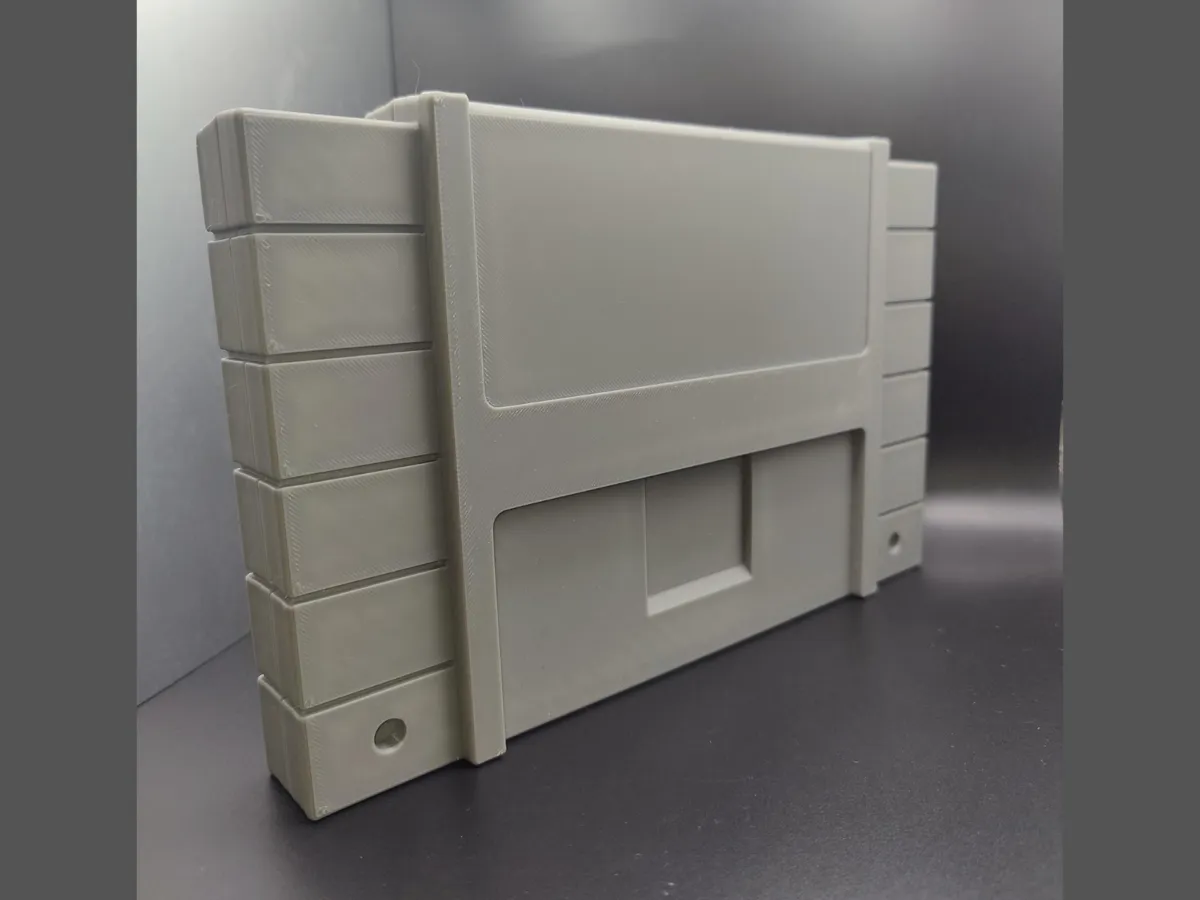 Detailed SNES Cartridge - Prop - Display Cartridge - Free 3D Print ...