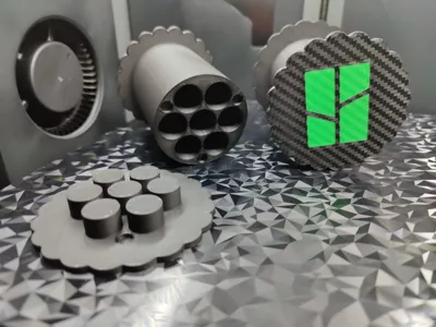 Bambu AMS Spool weight with built in RFID tag holder by ptrbeebe ...