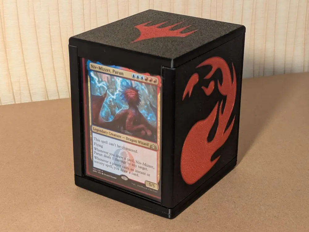 MTG Commander Deck Box Mountain - Free 3D Print Model - MakerWorld