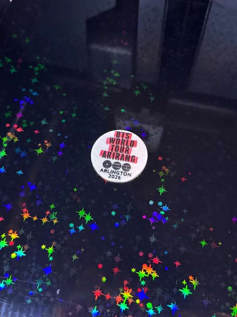 BTS World Tour Coin Arlington - Free 3D Print Model - MakerWorld