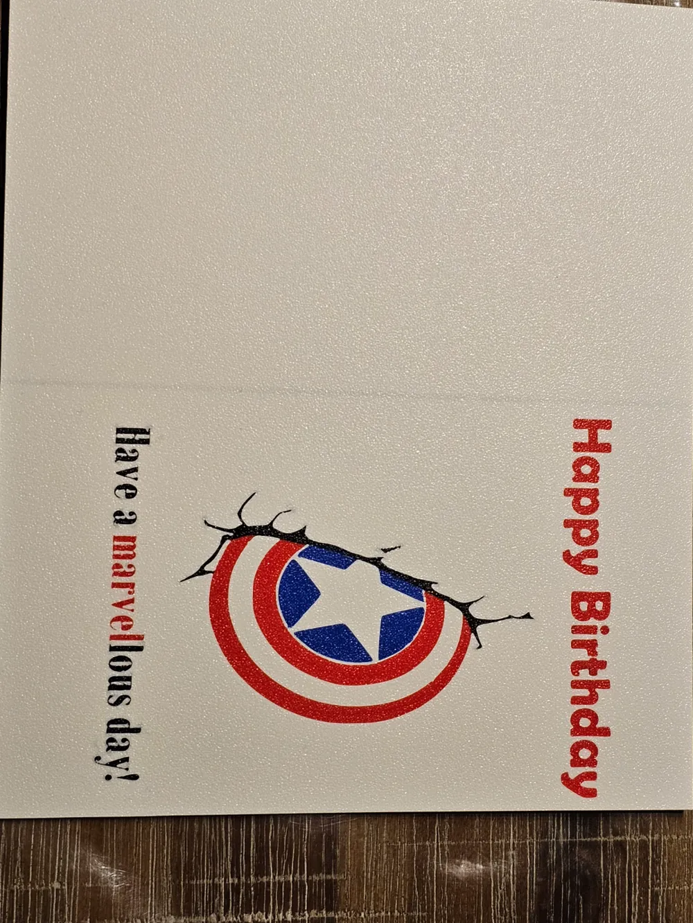Marvel birthday card by ID_Tag - MakerWorld