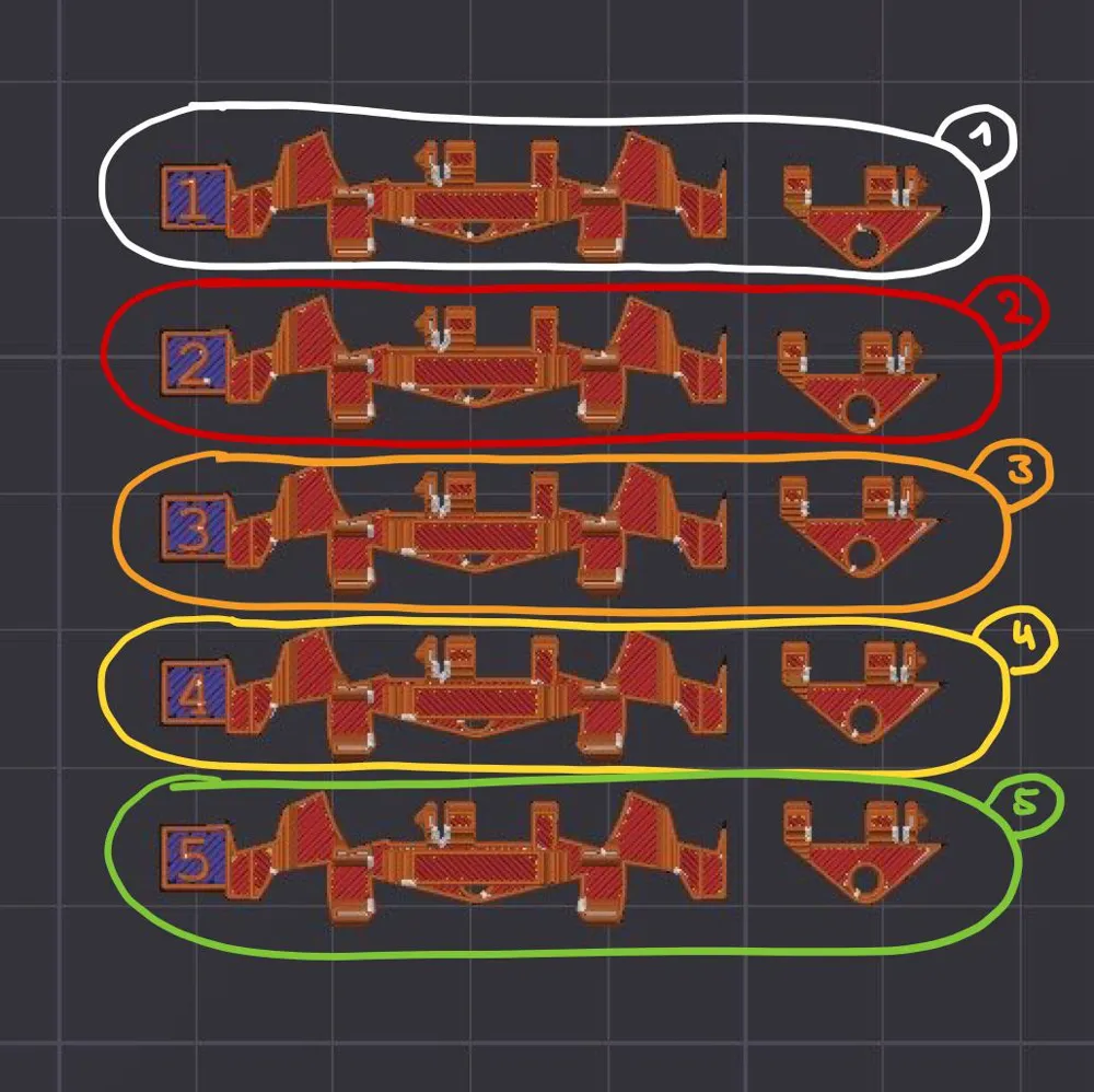 Chain tolerance test for mini conveyor belt - Free 3D Print Model ...