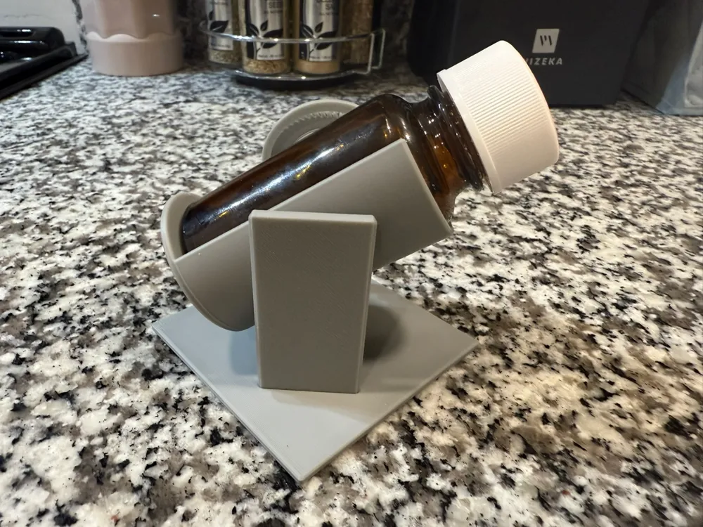 Medicine bottle rotator holder syringe assistant by AbombDesigns ...