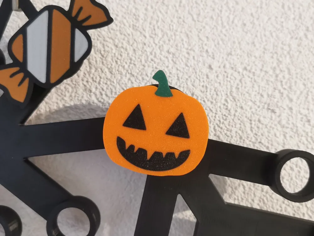 Giant Building Brick Halloween Pumpkin Studs by rijstraket MakerWorld ...