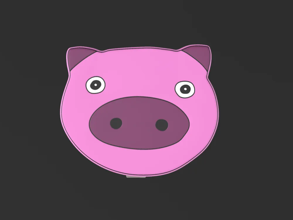 Pig stool for children 150mm3 by Badakgil - MakerWorld