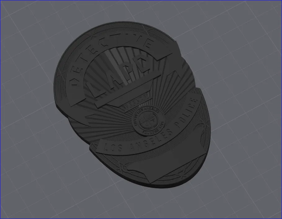 Blade Runner 2049 Detective Badge - Free 3D Print Model - MakerWorld