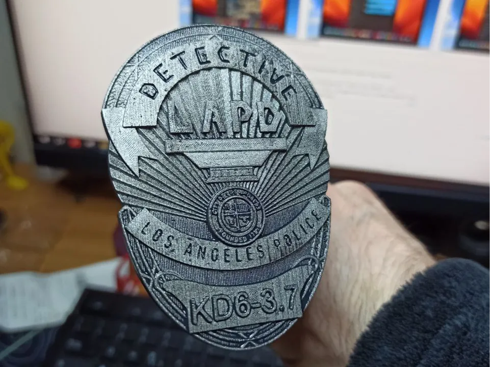 Blade Runner 2049 Detective Badge - Free 3D Print Model - MakerWorld