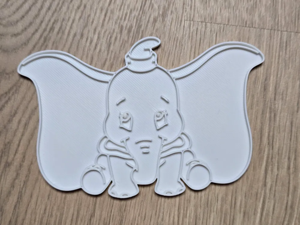 Dumbo Elephant Coloring Craft - Free 3D Print Model - MakerWorld