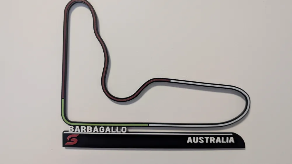 Australian Supercars - Race Tracks - Free 3D Print Model - MakerWorld