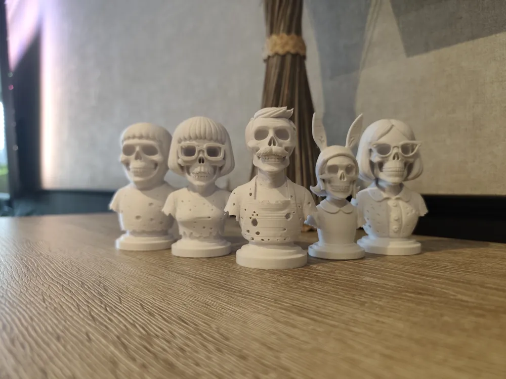 Bob's Burgers - Undead Series - Free 3D Print Model - MakerWorld