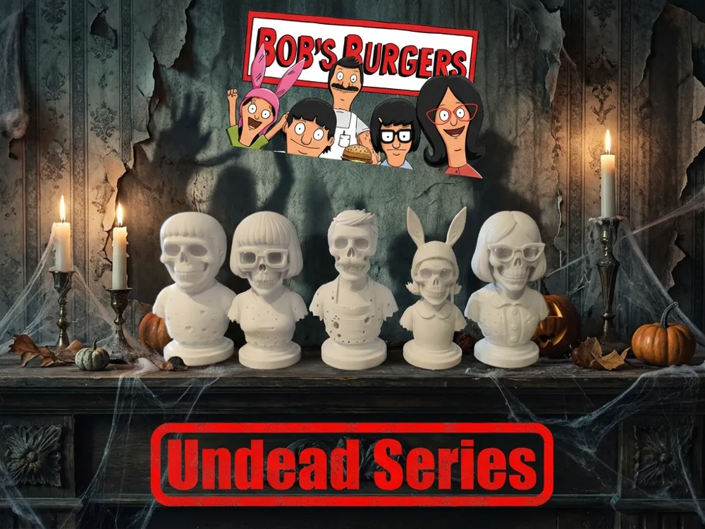 Bob's Burgers - Undead Series - Free 3D Print Model - MakerWorld