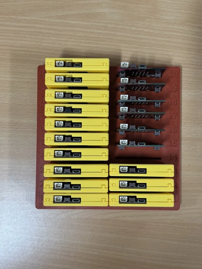 Gridfinity Rack for BBC Microbit Boards With Cases - Free 3D Print ...