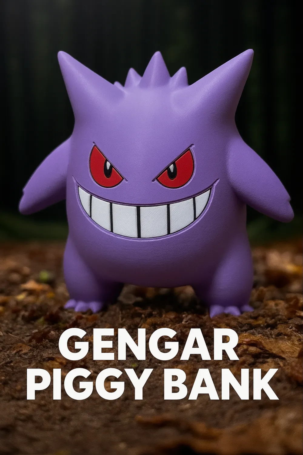 Gengar Hucha, 宝可梦, - Modelo de impresión 3D gratuito - MakerWorld