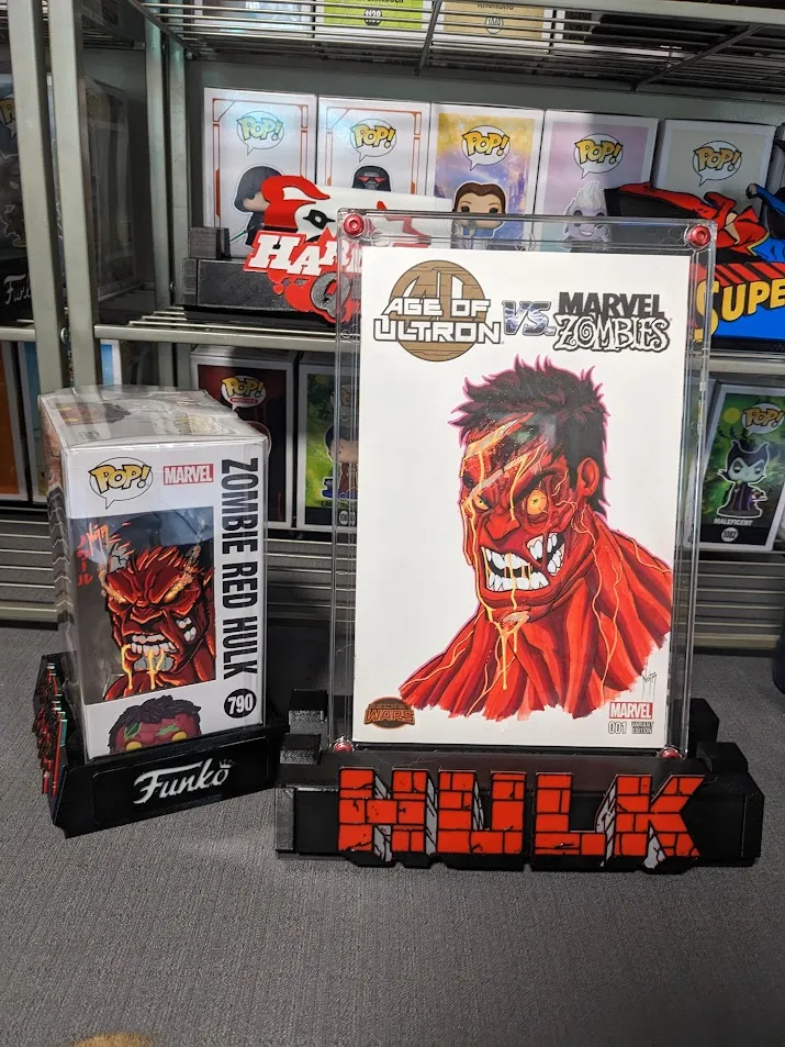 The Hulk Comic Book Stand - Graded Comics by standitupstore MakerWorld ...