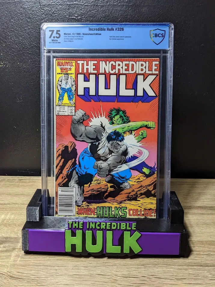 The Hulk Comic Book Stand - Graded Comics by standitupstore MakerWorld ...