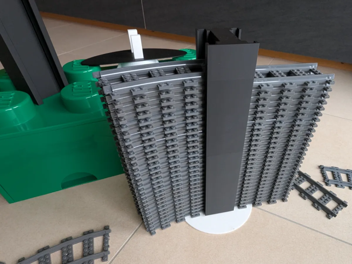 Brick Train Track Modular Organizer - Free 3D Print Model - MakerWorld