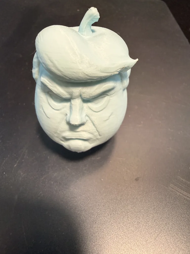 Trump Halloween Pumpkin/Trump Jack o Lantern by Goodwill MakerWorld ...