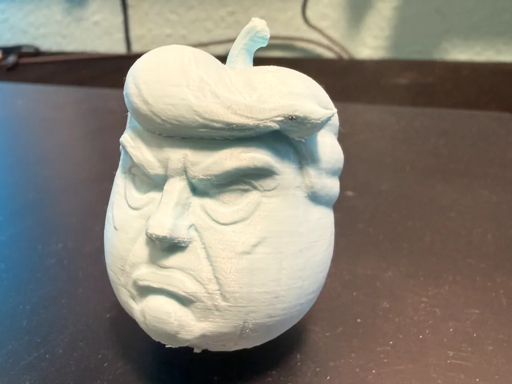 Trump Halloween Pumpkin/Trump Jack o Lantern by Goodwill MakerWorld ...