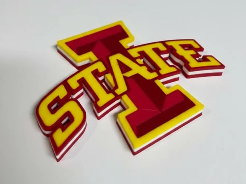 IOWA STATE UNIVERSITY LOGO by NAPES MakerWorld: Download Free 3D Models