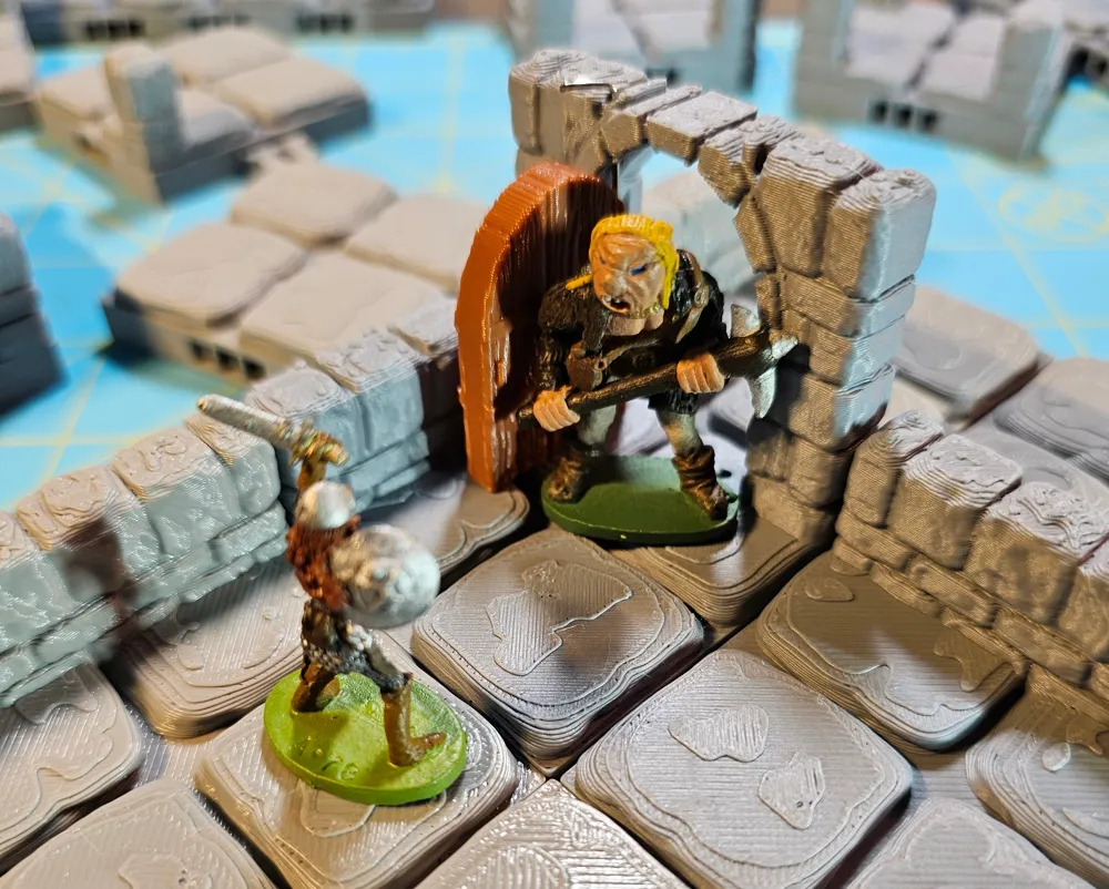 EZ OpenForge 2.0 Dungeon Stone Set 02 Remixed by tejawood MakerWorld ...